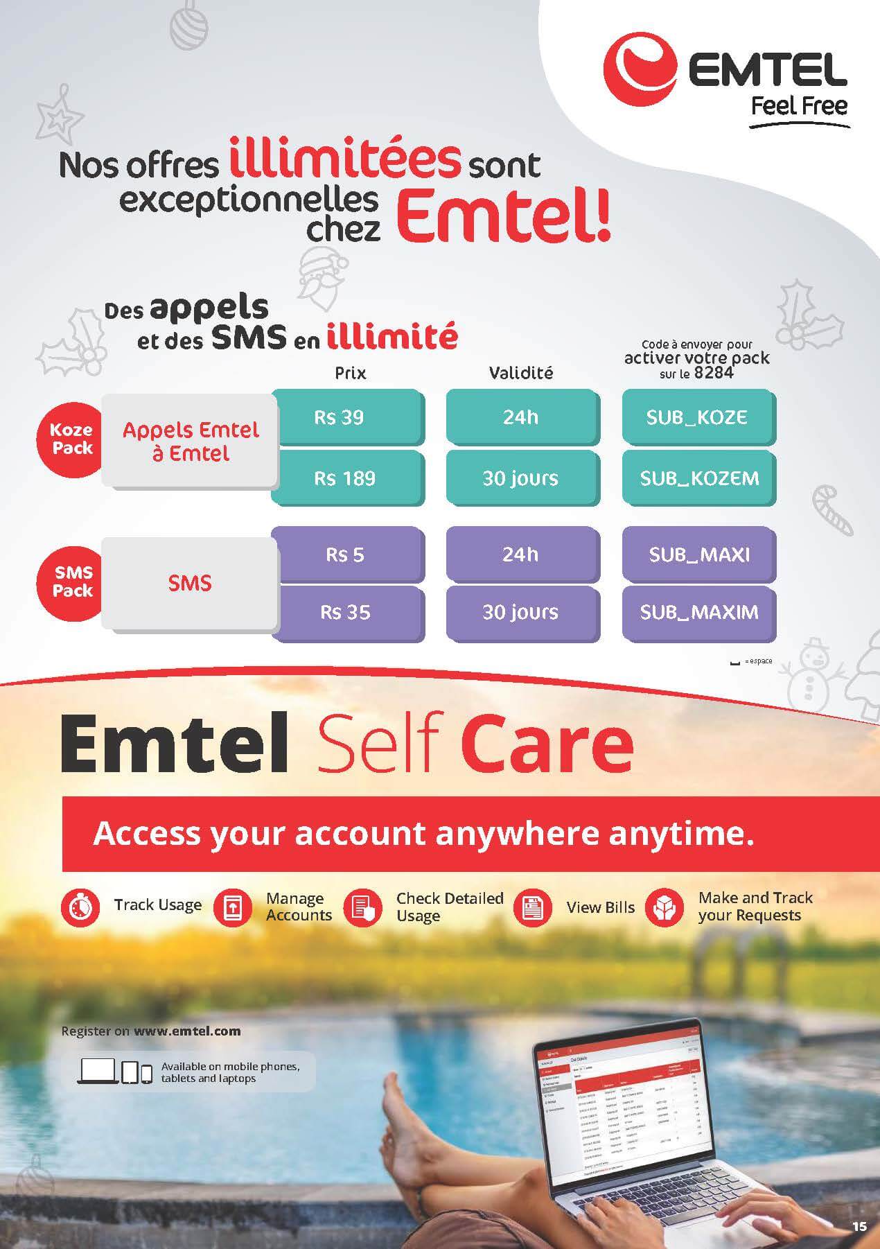 Emtel End of year promo 2019 | EMTEL